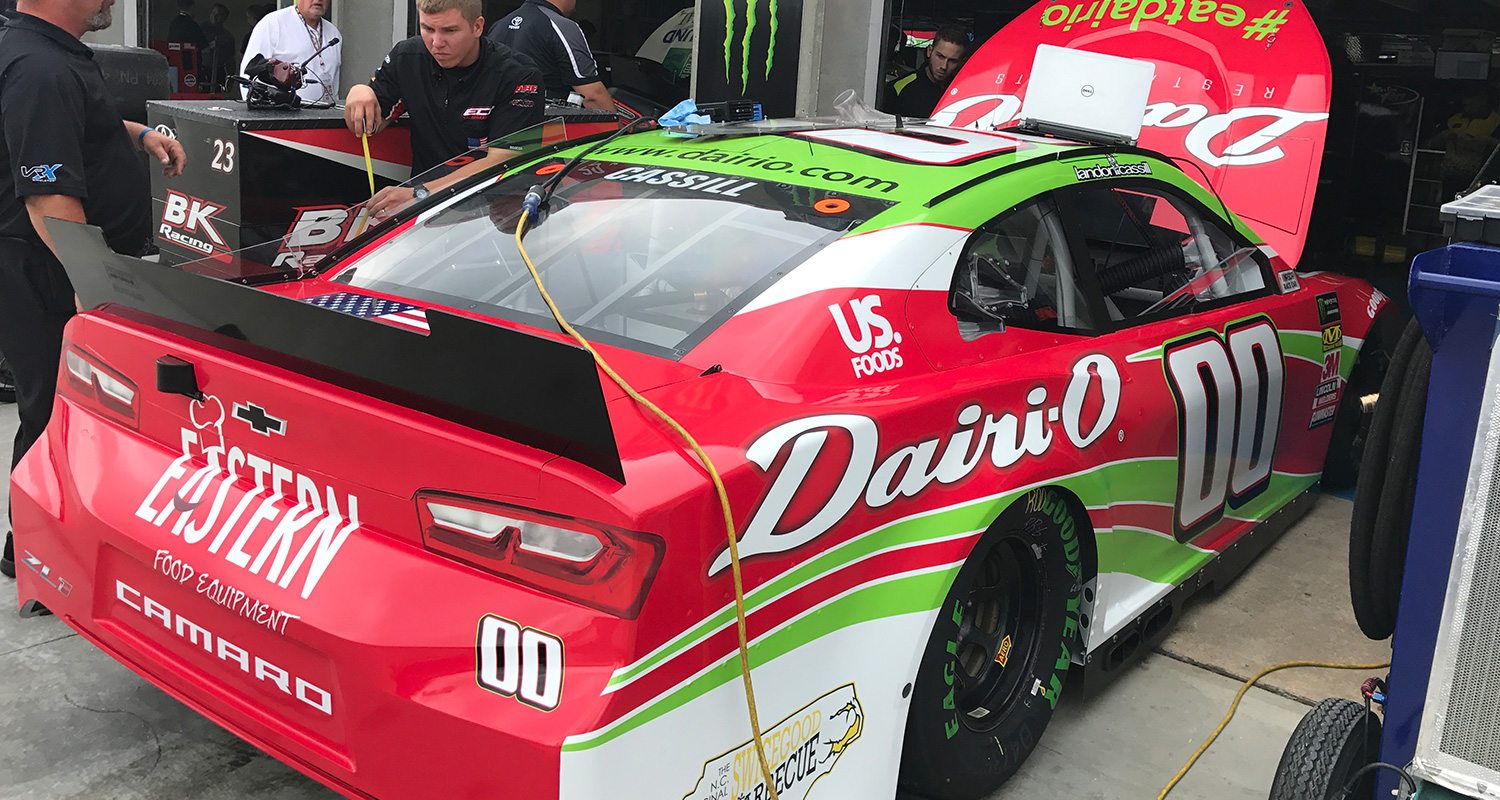 Landon Cassill Charlotte Car - MRN - Motor Racing Network