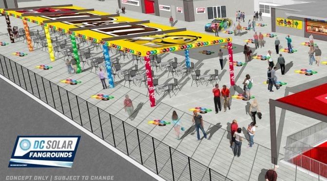 Richmond Raceway Welcomes M&M'S Neighborhood to the DC Solar FanGrounds