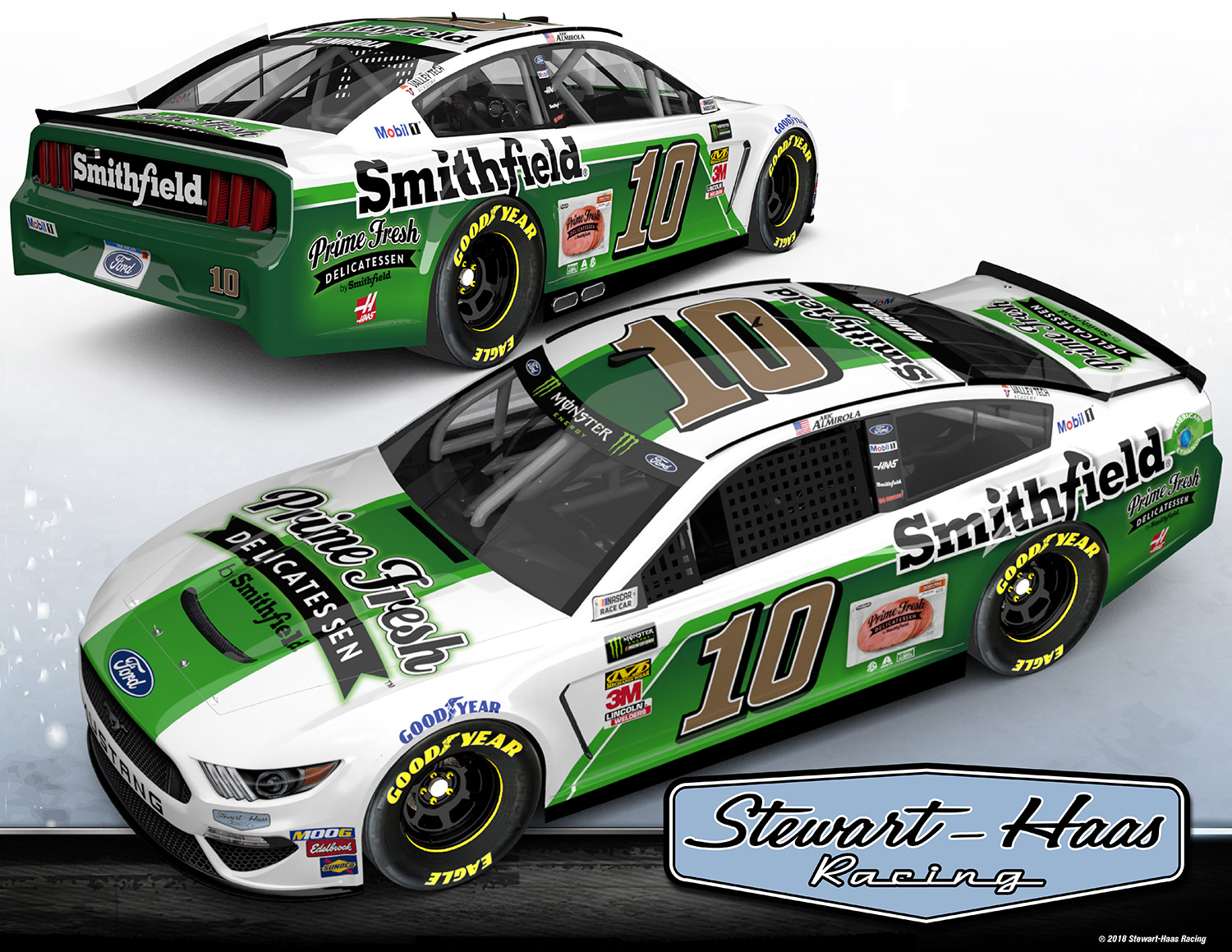 Aric Almirola Smithfield Clash Car - MRN - Motor Racing Network